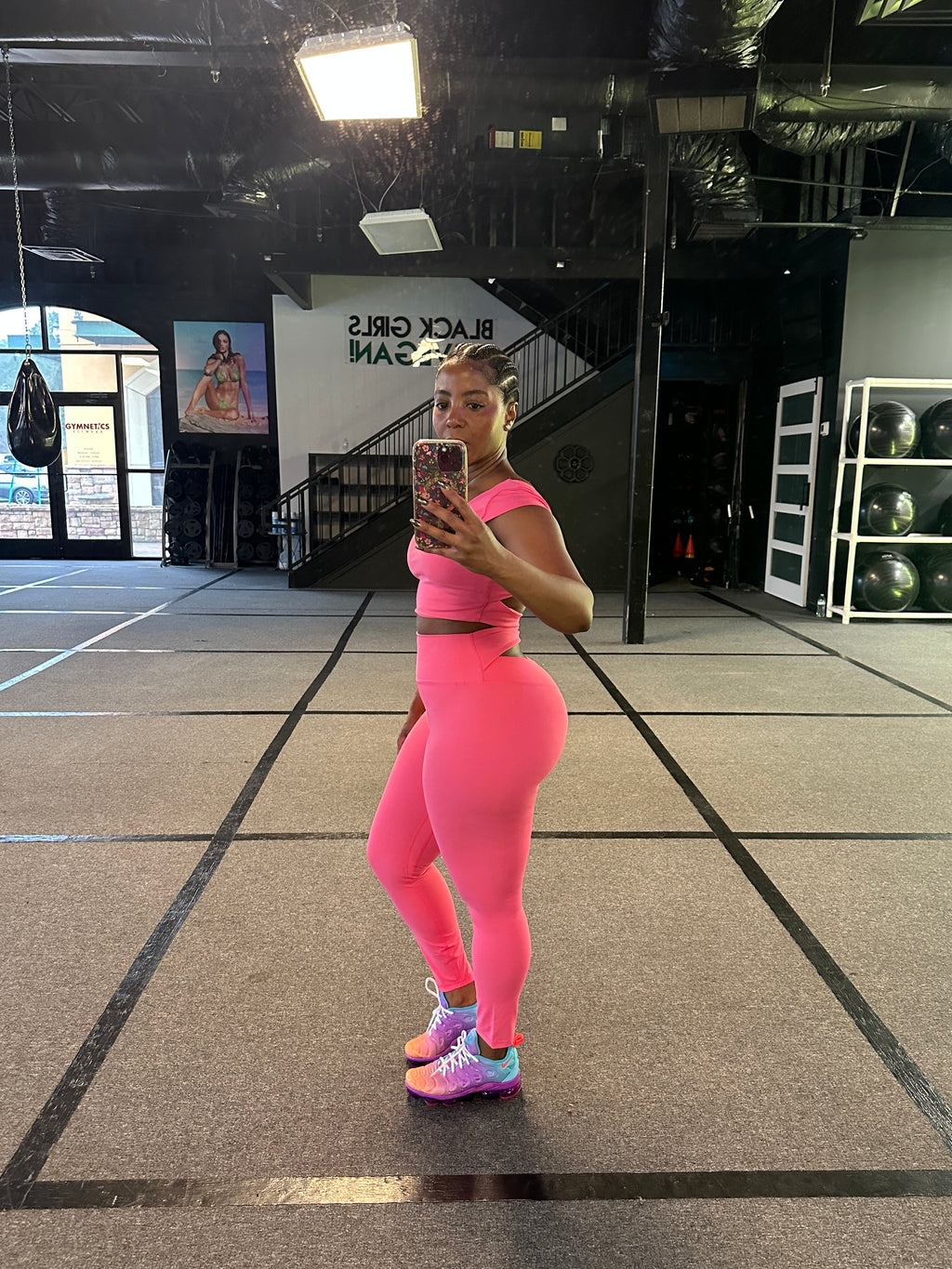 Pink Twisted Yoga Set | The Vault by Sacha